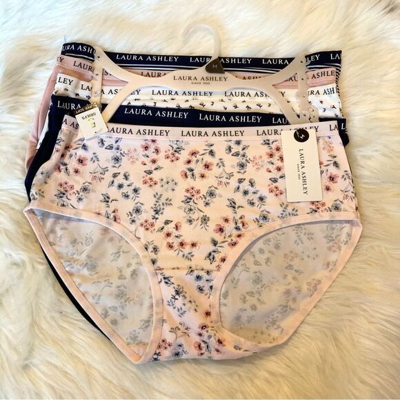 Laura Ashley | Intimates & Sleepwear | Laura Ashley 5 Pair Brief ...